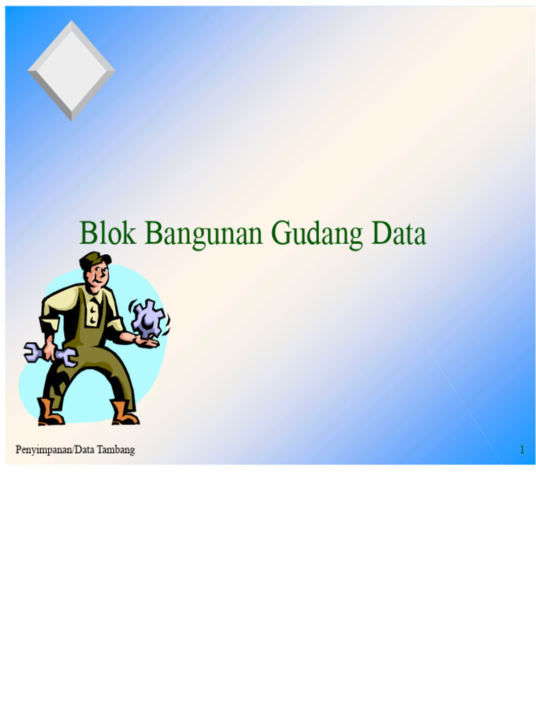 Komponen Utama Gudang Data dan Metadata | PDF
