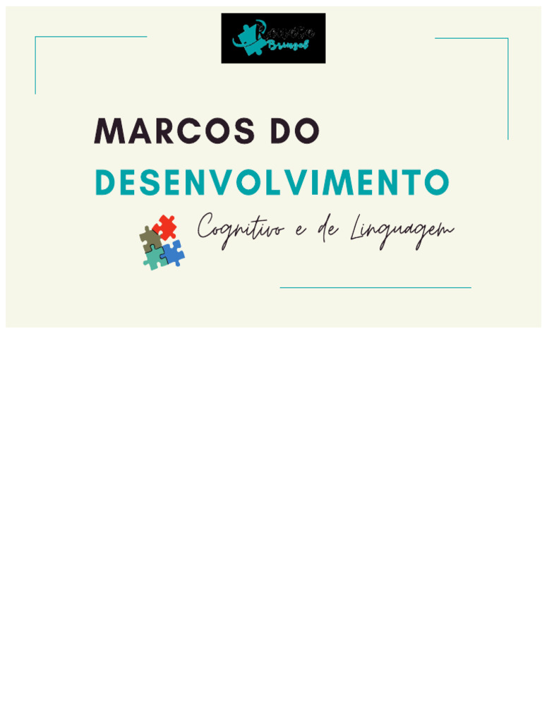 Table - Milestones of Cognitive and Language Development | PDF ...