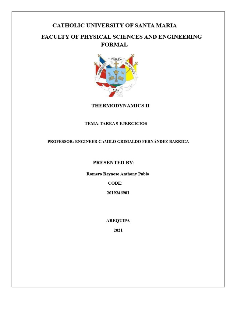 Thermodynamics Exam | PDF | Refrigeration | Heat Transfer