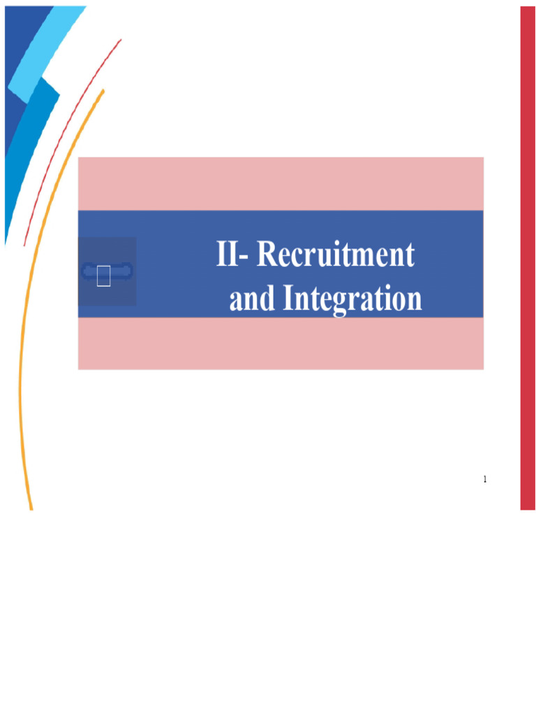 HR Course - 2nd Chapter | PDF | Recruitment | Employment