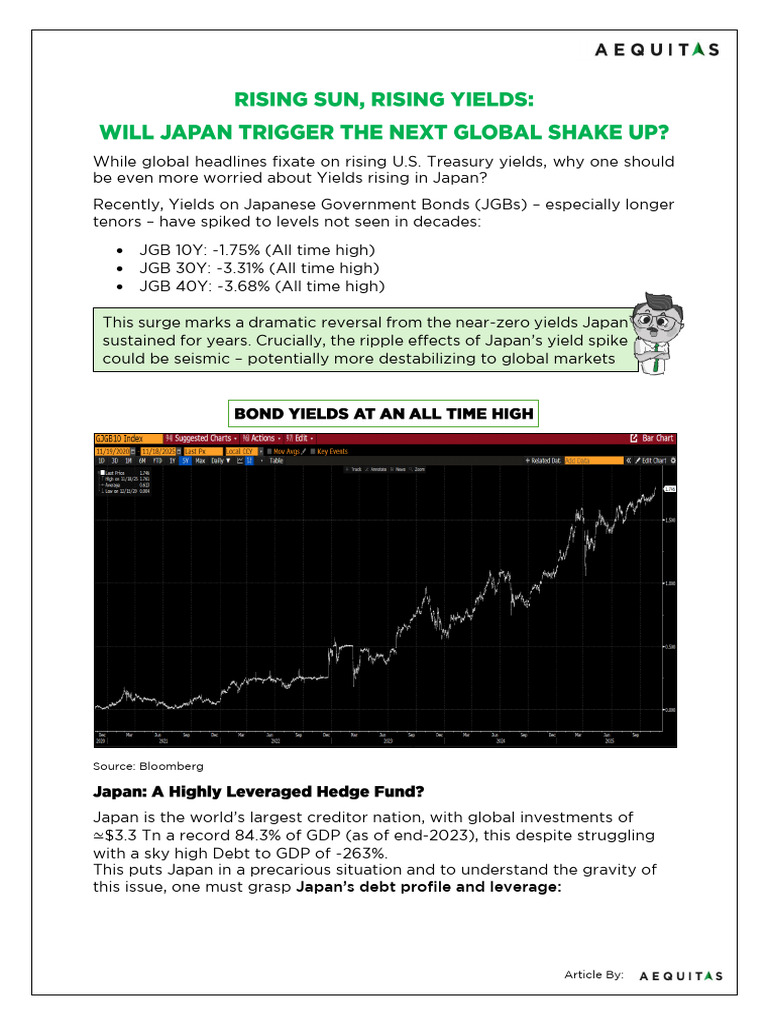 AEQUITAS Japan Rising Bond Yields - Final | PDF | Bank Of Japan ...