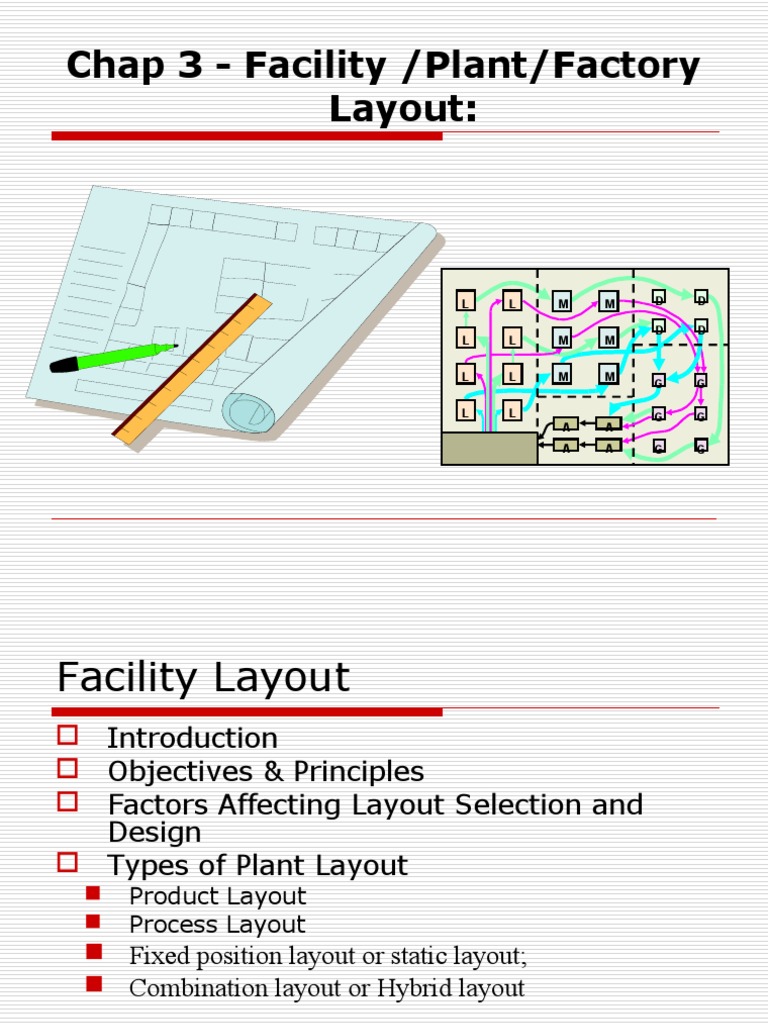 Types and Principles of Plant Layout | PDF | Inventory | Labour Economics
