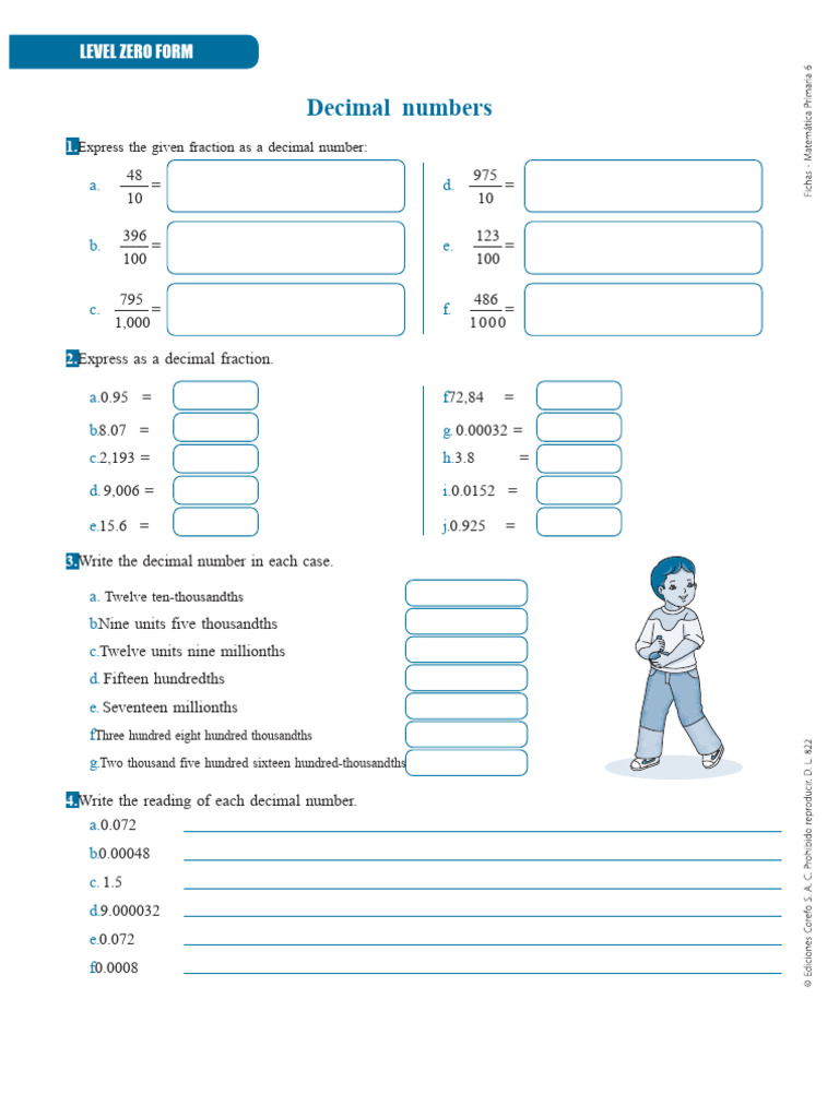 Decimal Number Conversion Exercises | PDF | Numbers | Decimal