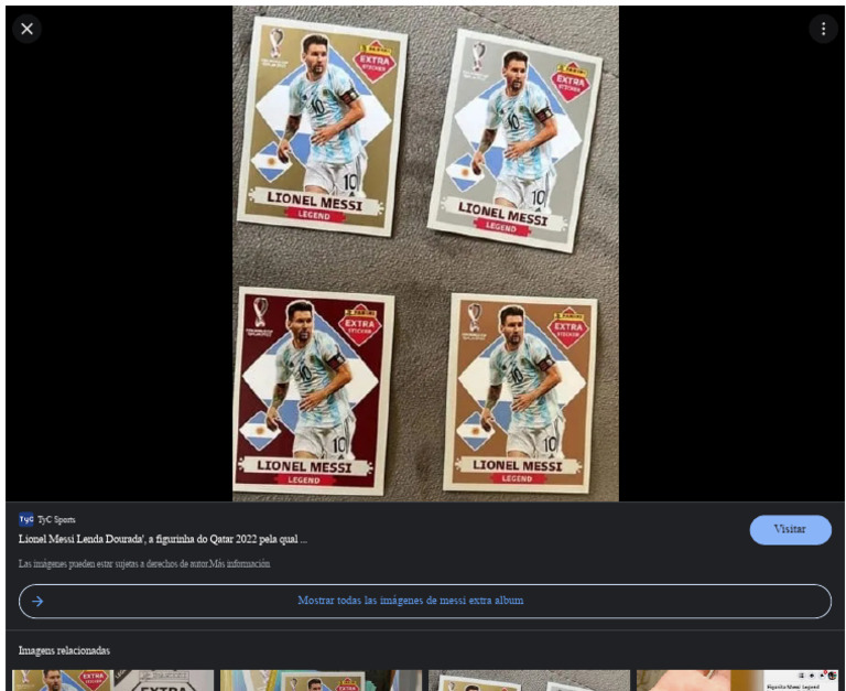 Mostrar Todas Las Imágenes de Messi Extra Album: Lionel Messi Lenda ...