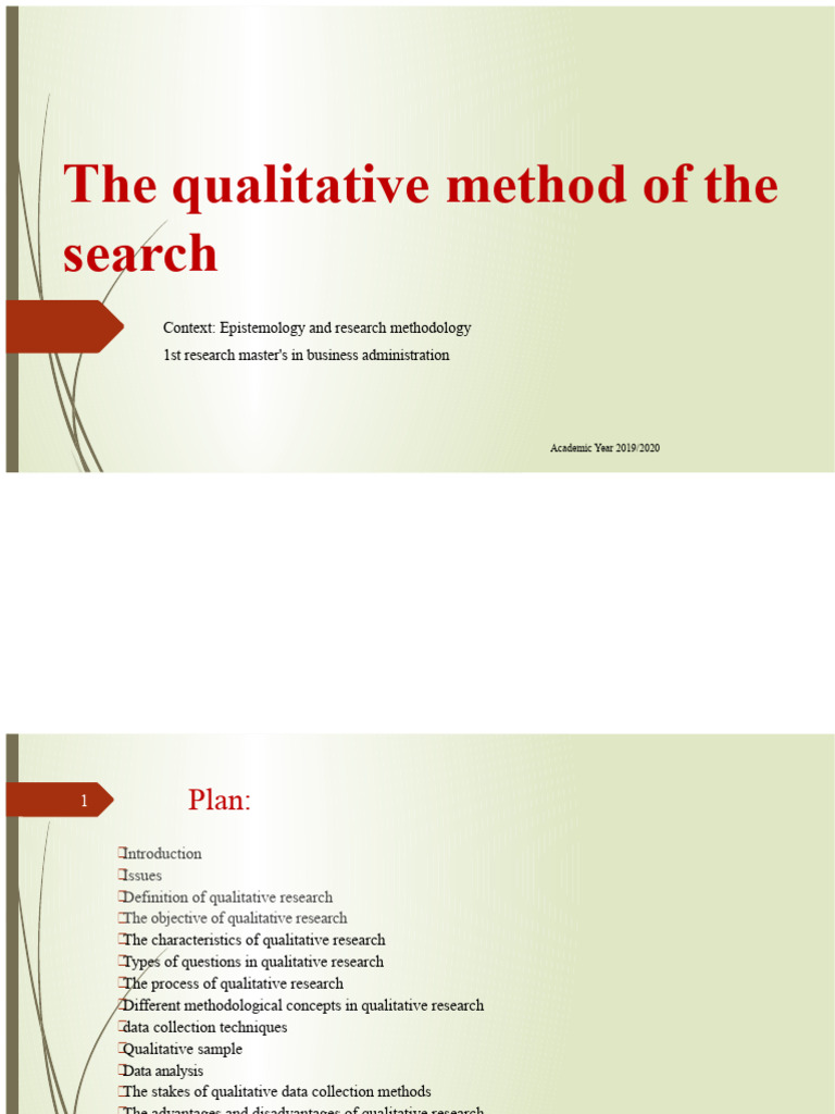 Understanding Qualitative Research Methods | PDF | Qualitative Research ...
