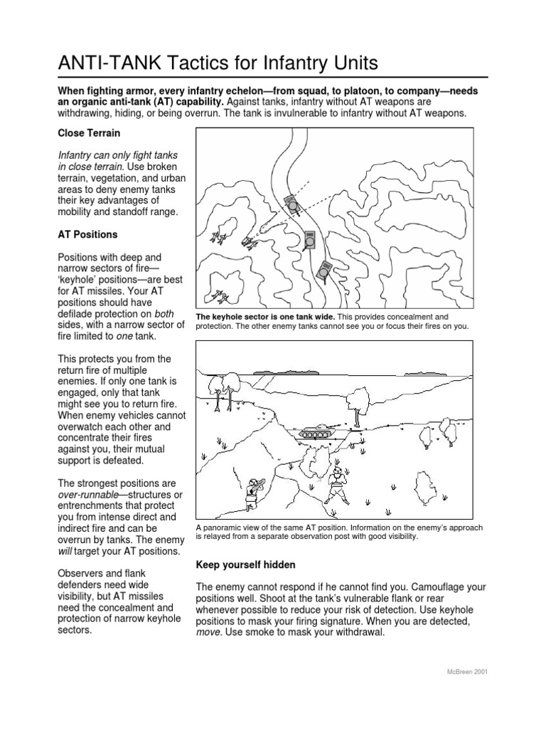 Antitank Tactics | PDF | Tanks | Infantry