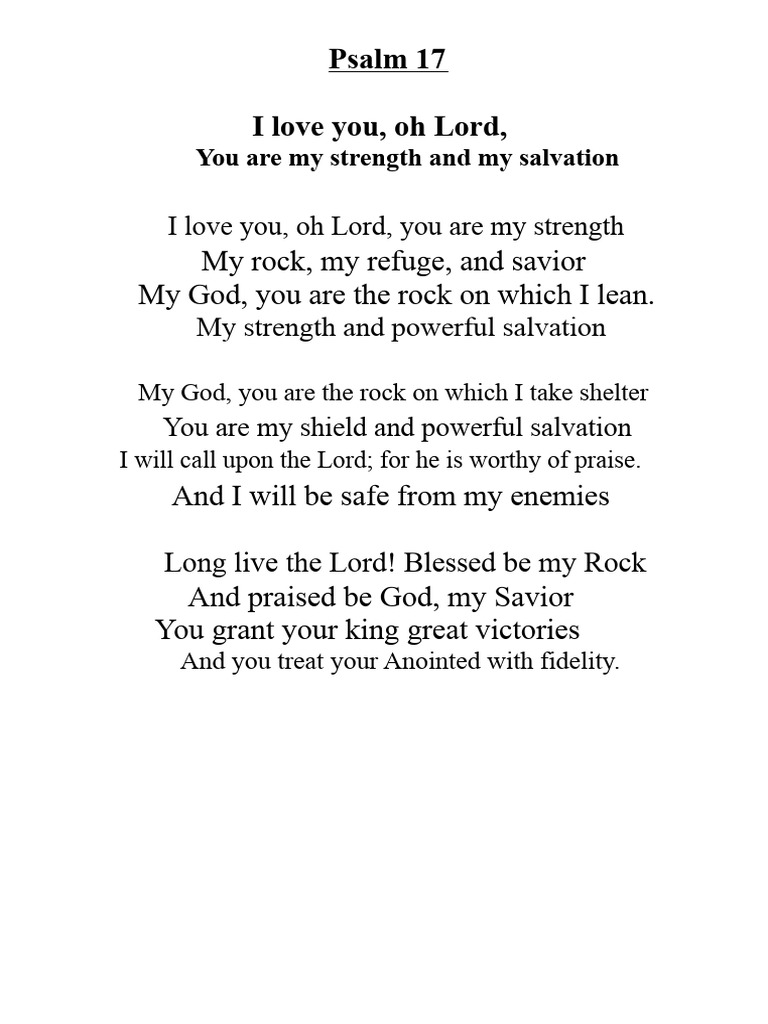 Psalm 17 | PDF
