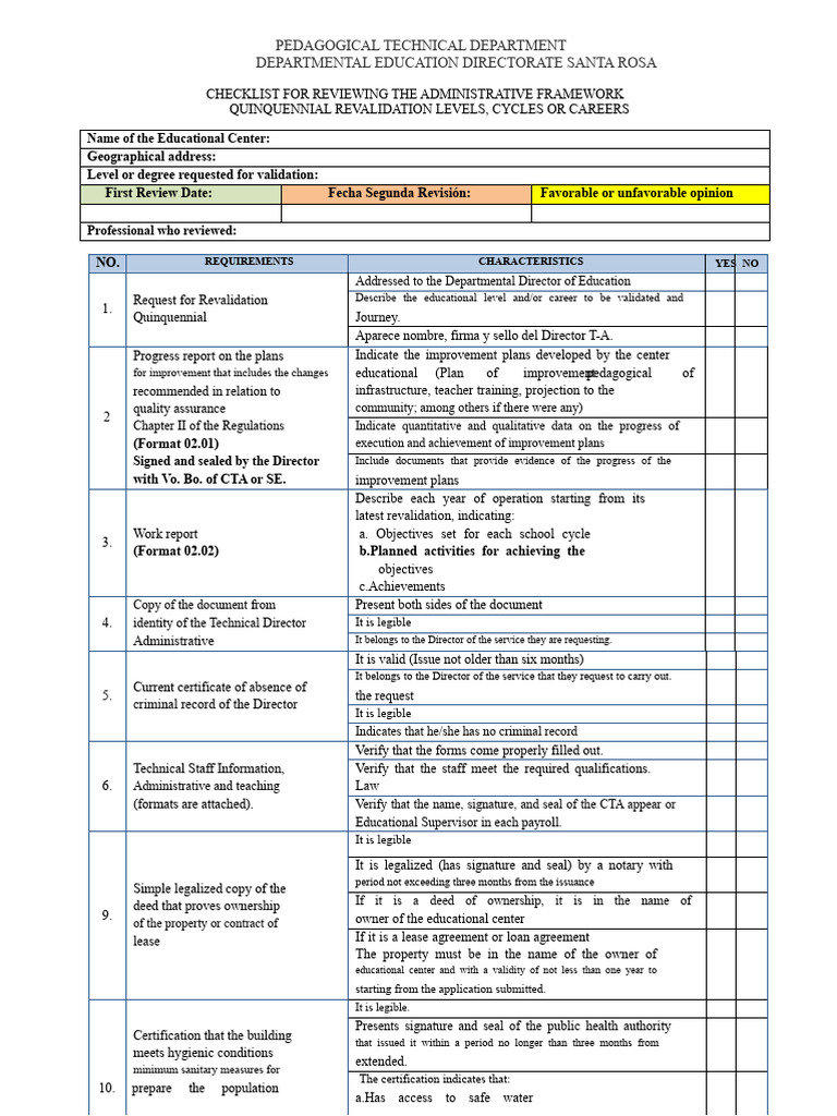 Quinquennial Review Guidelines For Officials and Cooperatives | PDF ...