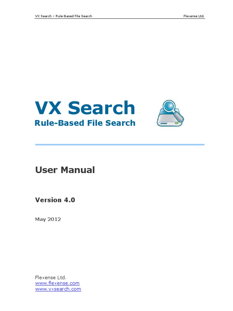 VX Search Rule-Based File Search | PDF | Command Line Interface ...