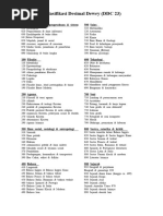 Klasifikasi Buku Dewey Decimal | PDF
