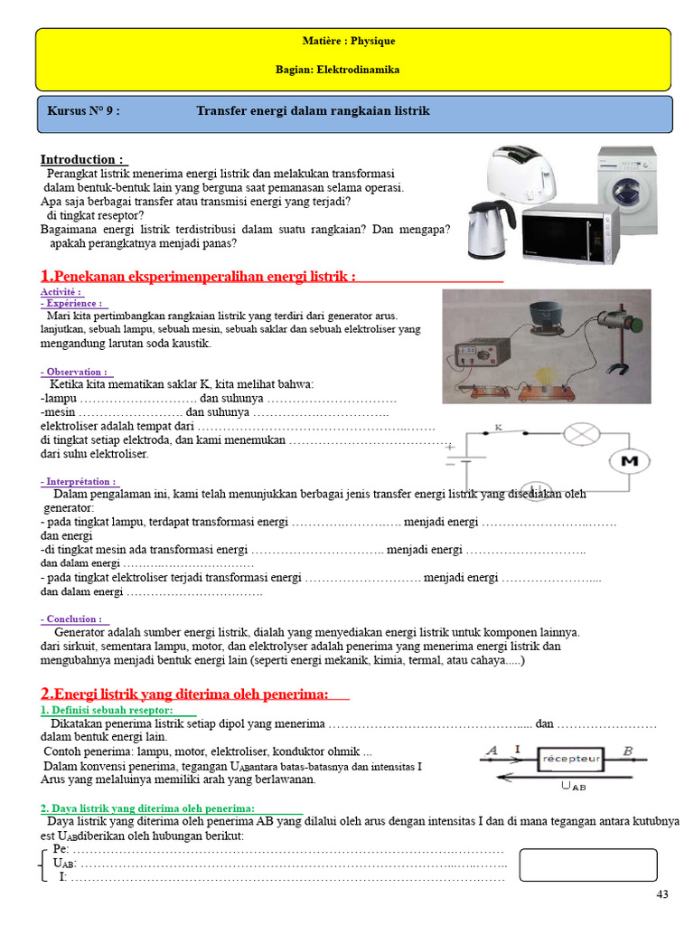 Transfer Energi | PDF