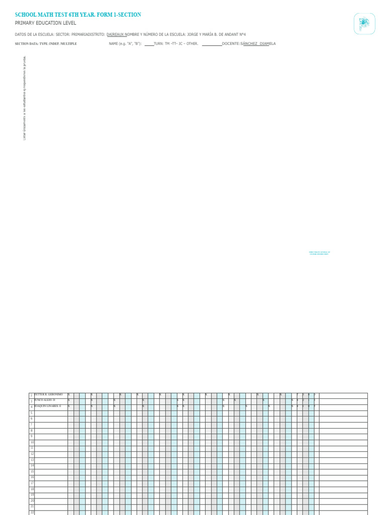 Form - 1 Section 6th Year Mathematics | PDF | Mathematics