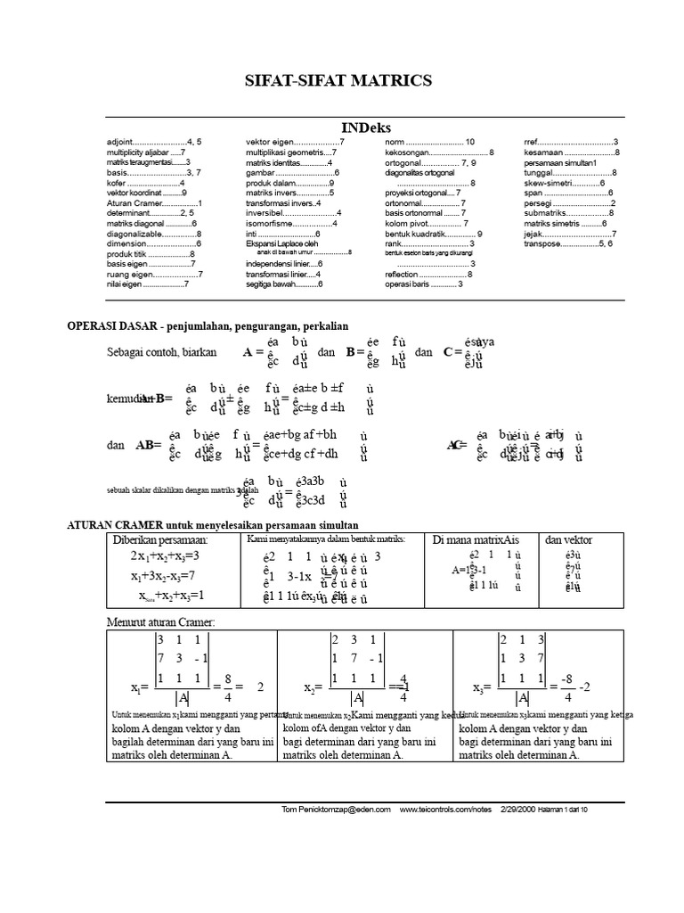Matriks | PDF