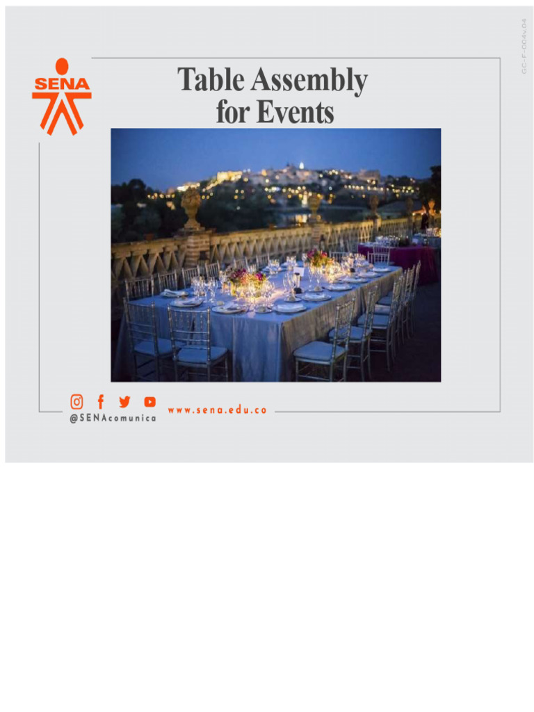 Event Hall Setup-1 | PDF | Buffet