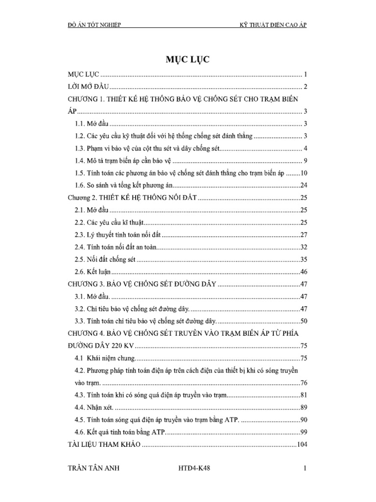 D an Thit k Bo v Chng Set Cho Trm | PDF