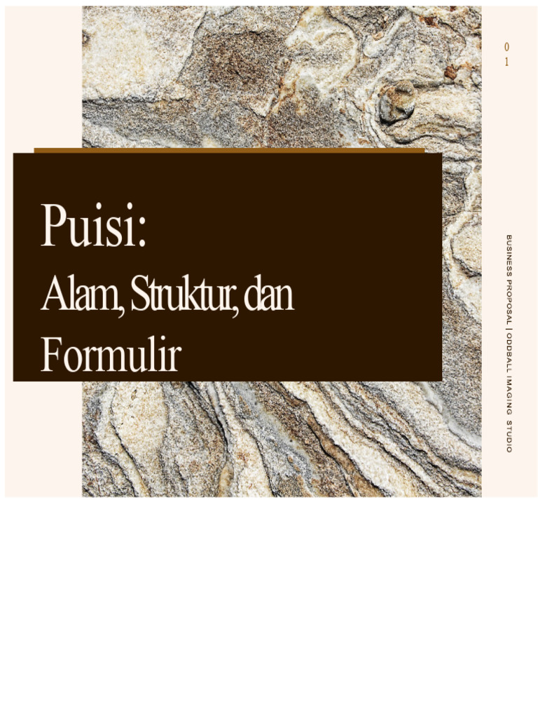 Struktur dan Unsur Puisi Kreatif | PDF