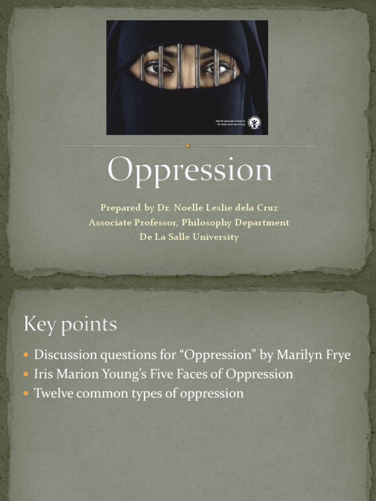 Understanding Oppression: Key Concepts | PDF | Social Exclusion ...