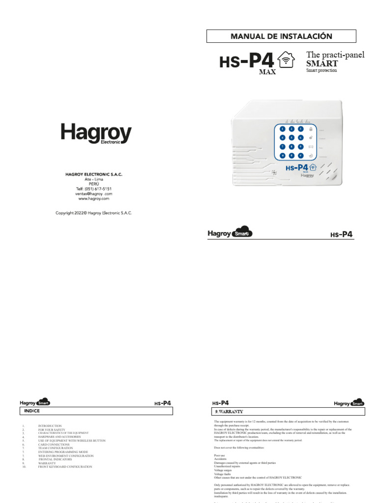 Hagroy Smart P4 Security System Guide | PDF | Computer Network ...