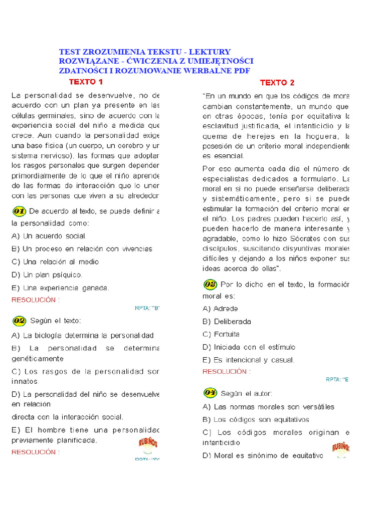 PAA Praktyczny Test | PDF
