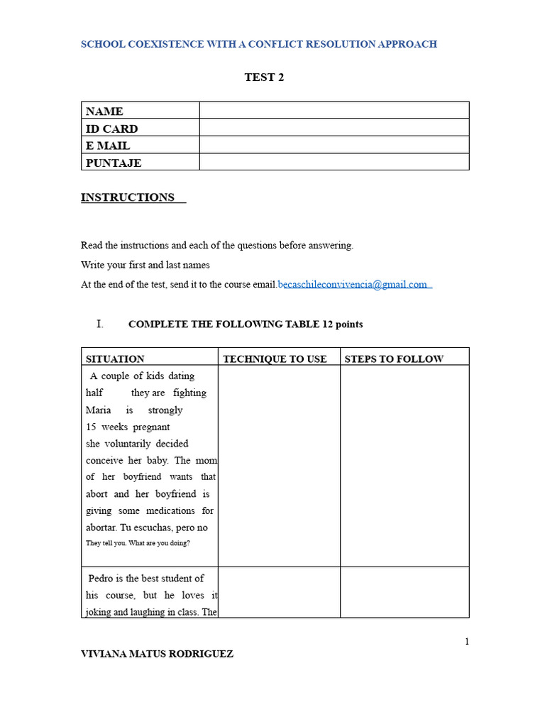 Final Test | PDF | Conflict Resolution | Mediation