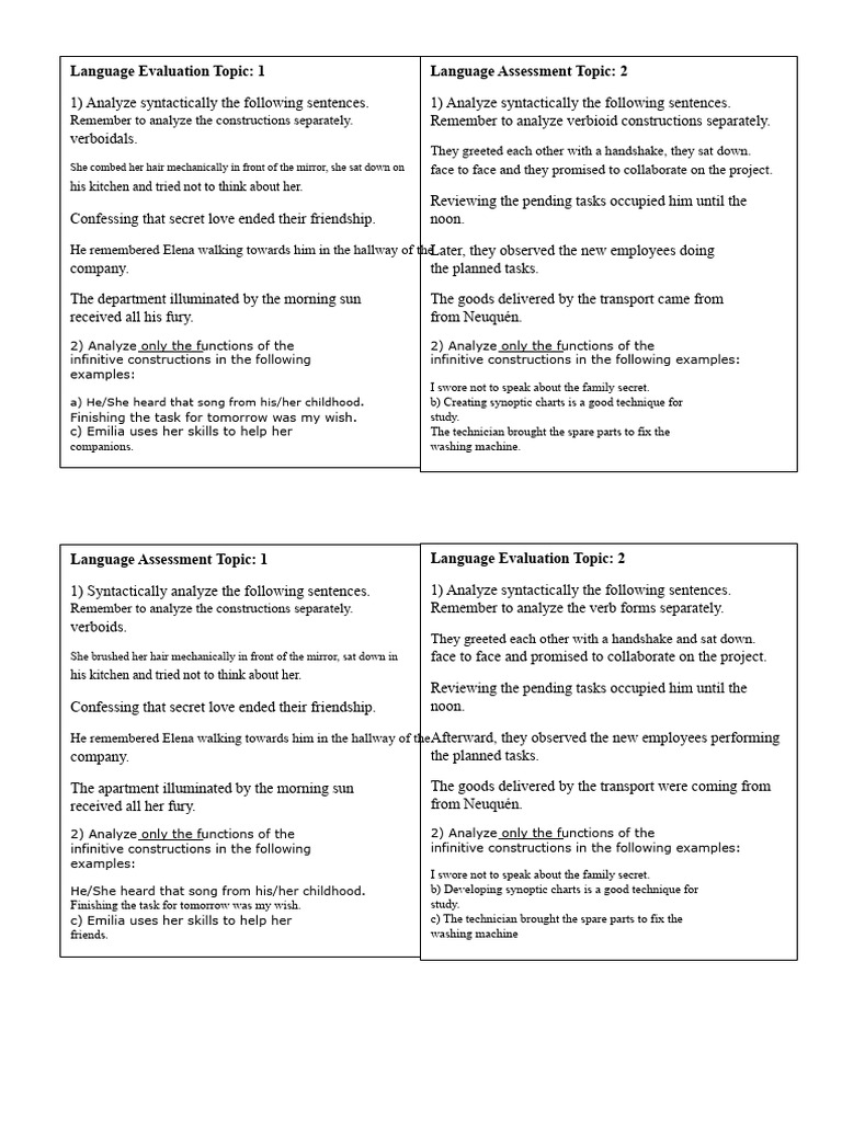 Syntactic Analysis of Sentence Structures | PDF | Syntax | Learning