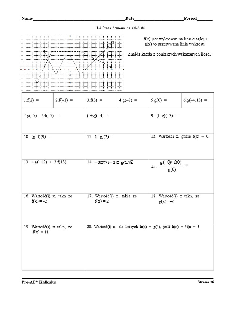 1.4 (Dzień 4) Praca Domowa-1 | PDF