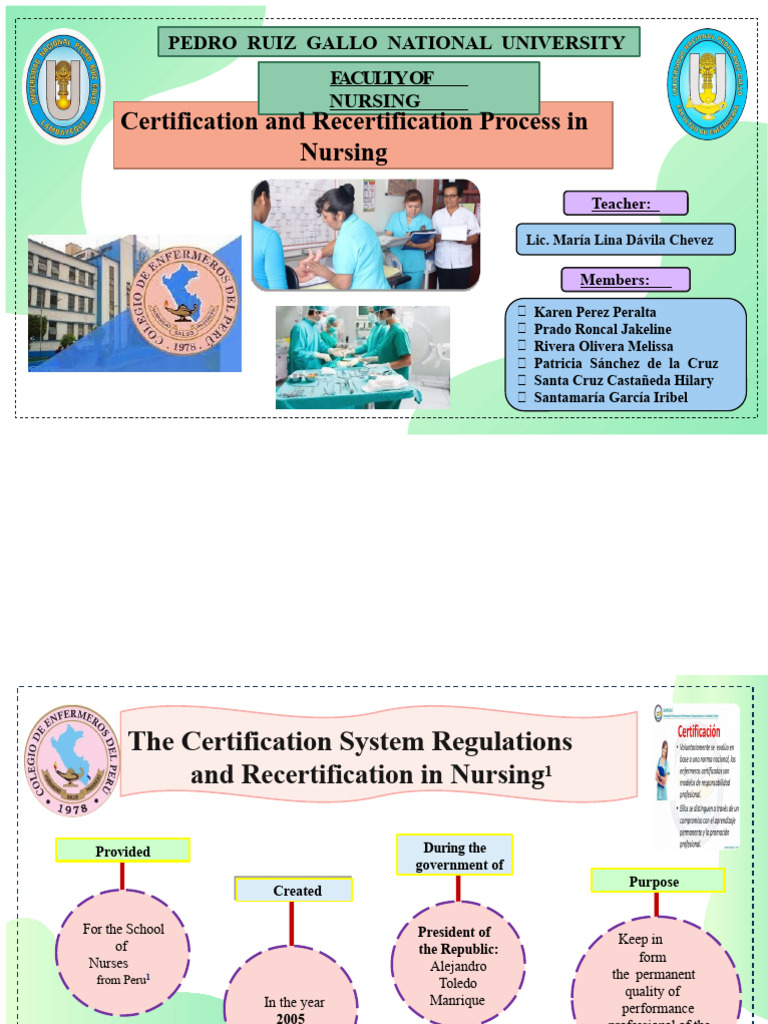 Regulation of Certification and Recertification 2-1 | PDF | Nursing ...
