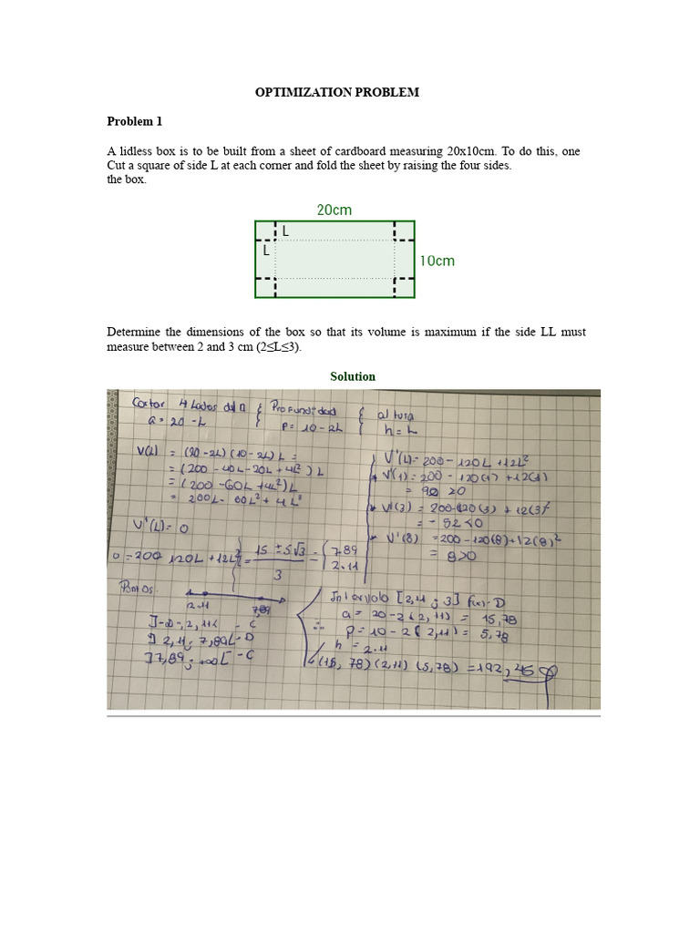 Optimization Problem | PDF | Mathematical Optimization | Mathematics