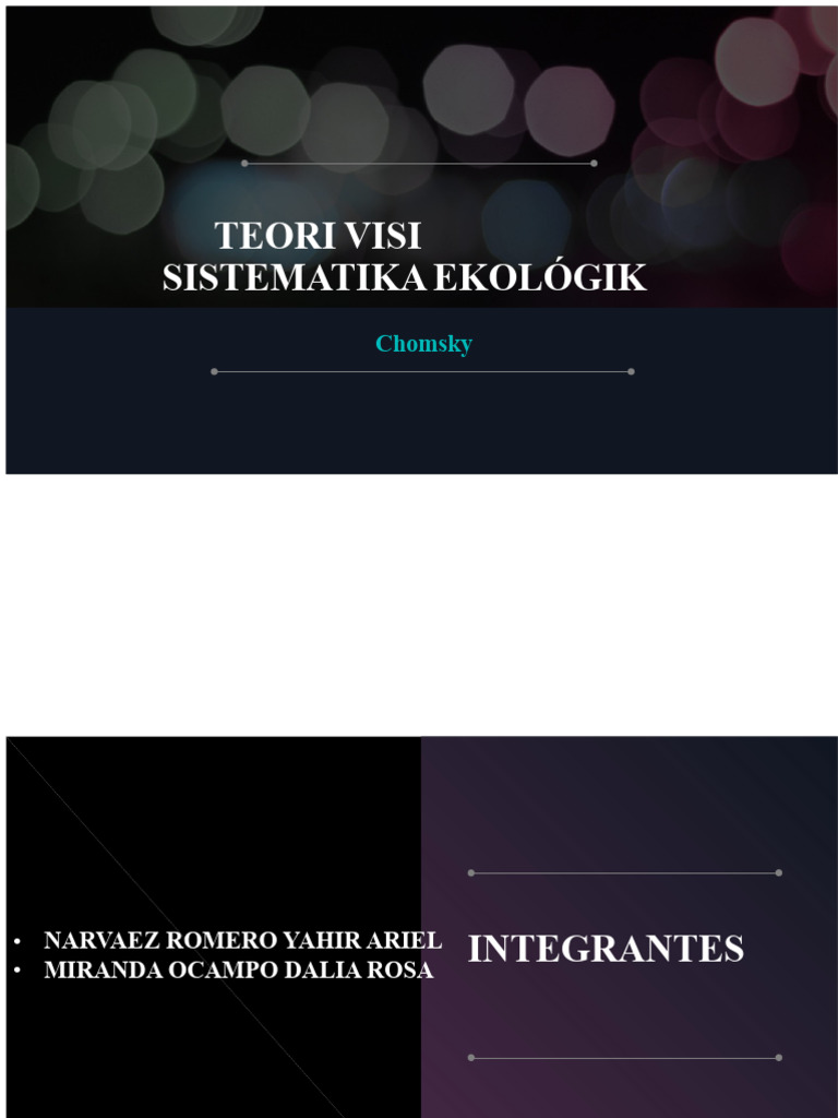 Teori Chomsky: Bahasa dan Genetik | PDF