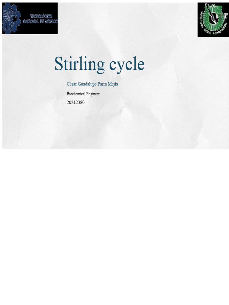 Starling Cycle | PDF | Engines | Heat