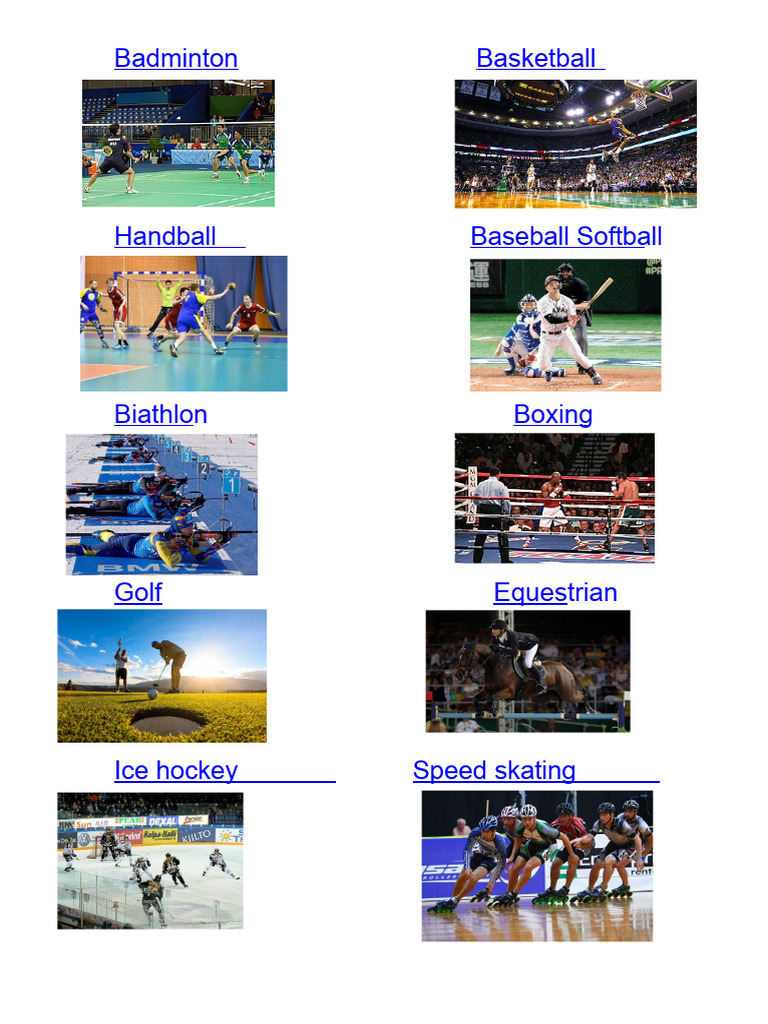 30 Sports Disciplines | PDF