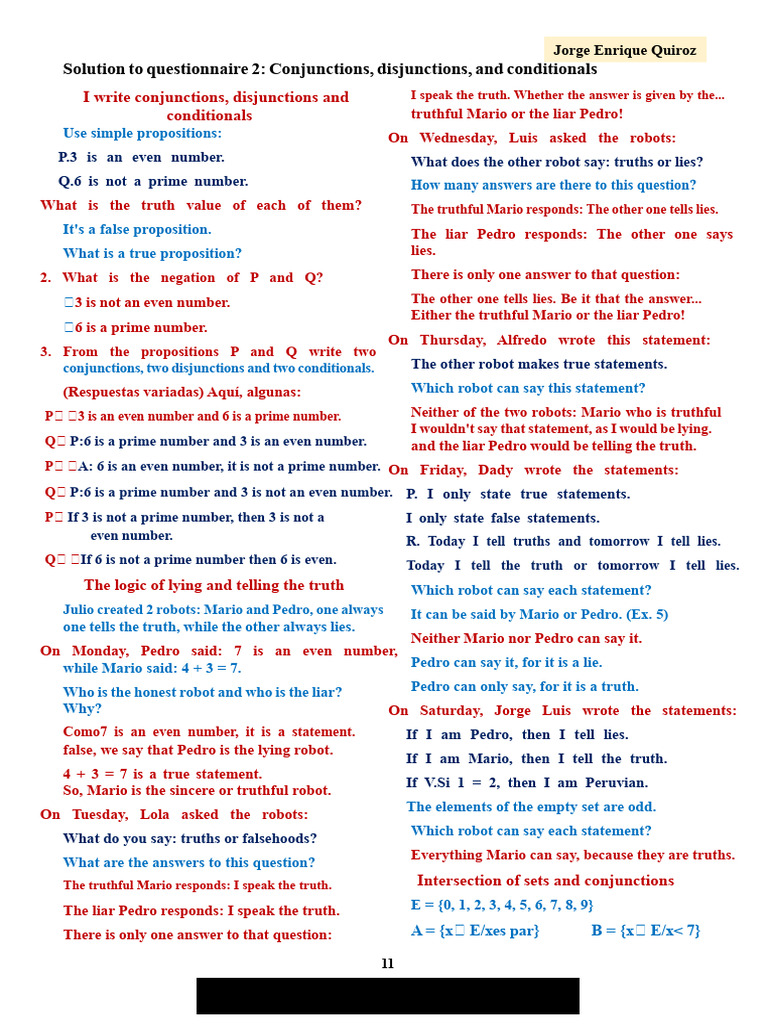 Conjunctions and Disjunctions Explained | PDF | Truth | Proposition