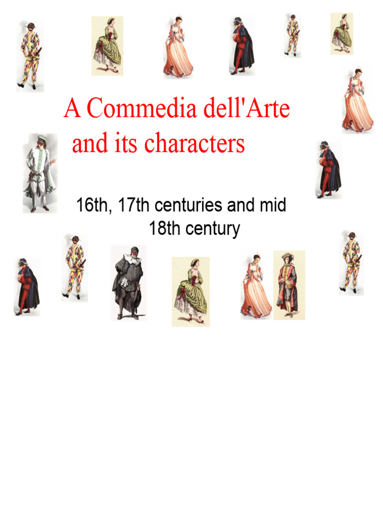 Commedia Dell'arte | PDF | Commedia Dell'arte | Comedy