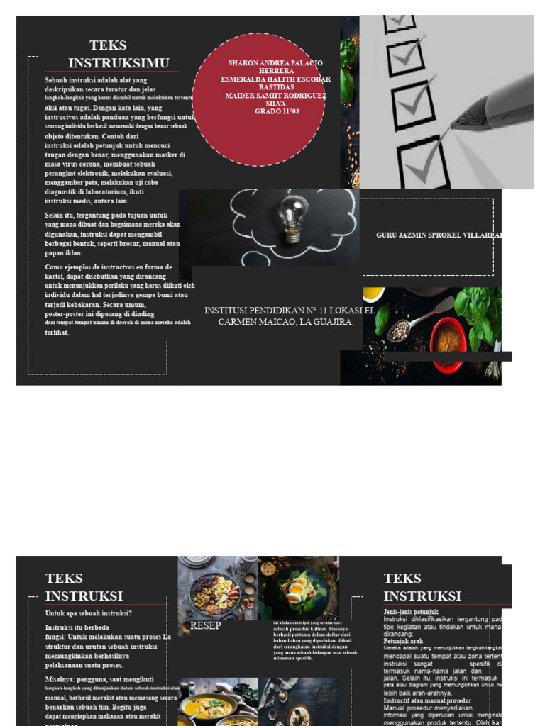 Teks Instruksional Brosur | PDF