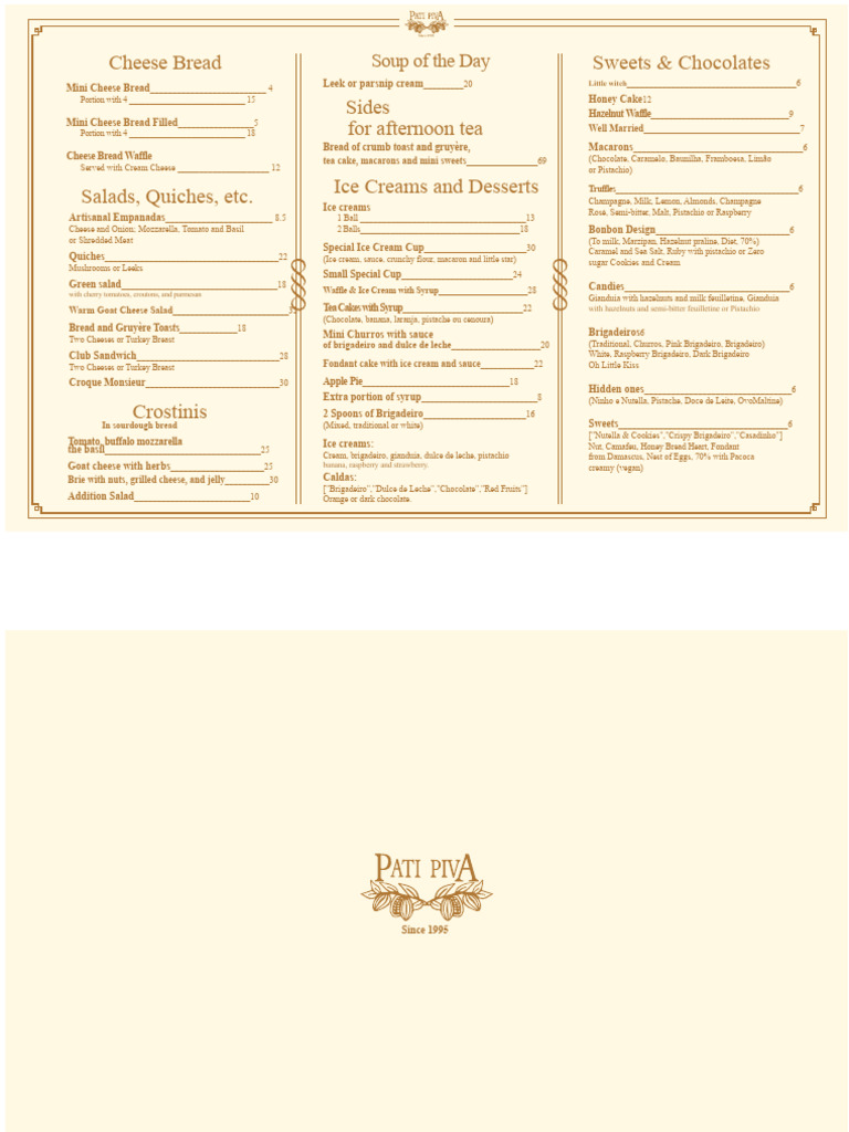 Pati Piva Foods 2020 | PDF | Desserts | Cakes