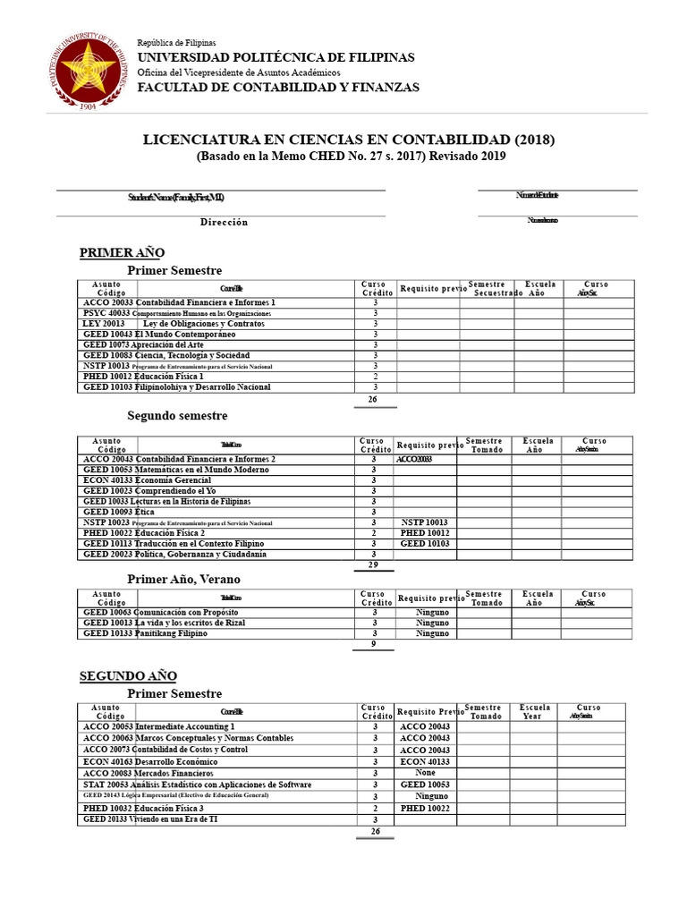 BSA Curriculum - Ya Con Revisión A Partir de Agosto de 2020 PUP | PDF ...