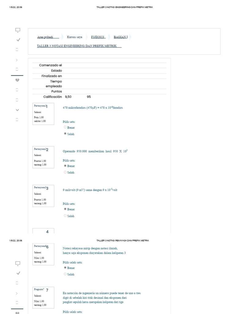 Notasi Engineering dan Prefiks Metrik | PDF