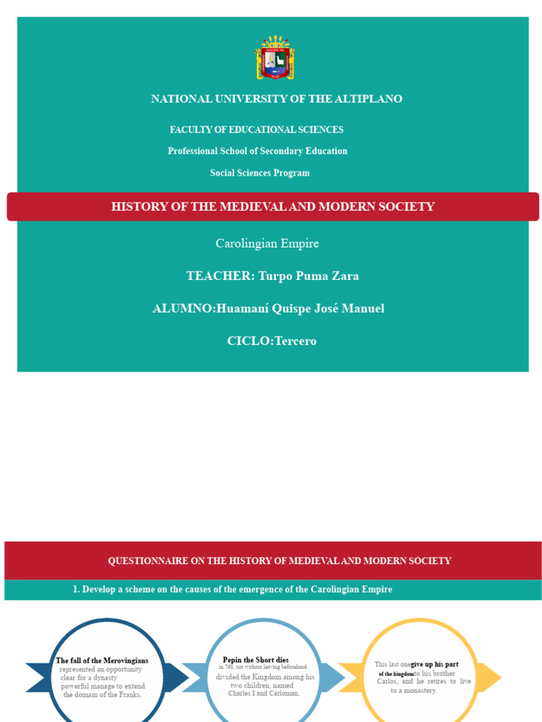 TASK 3 - Carolingian Empire | PDF | Charlemagne | Former Monarchies Of ...