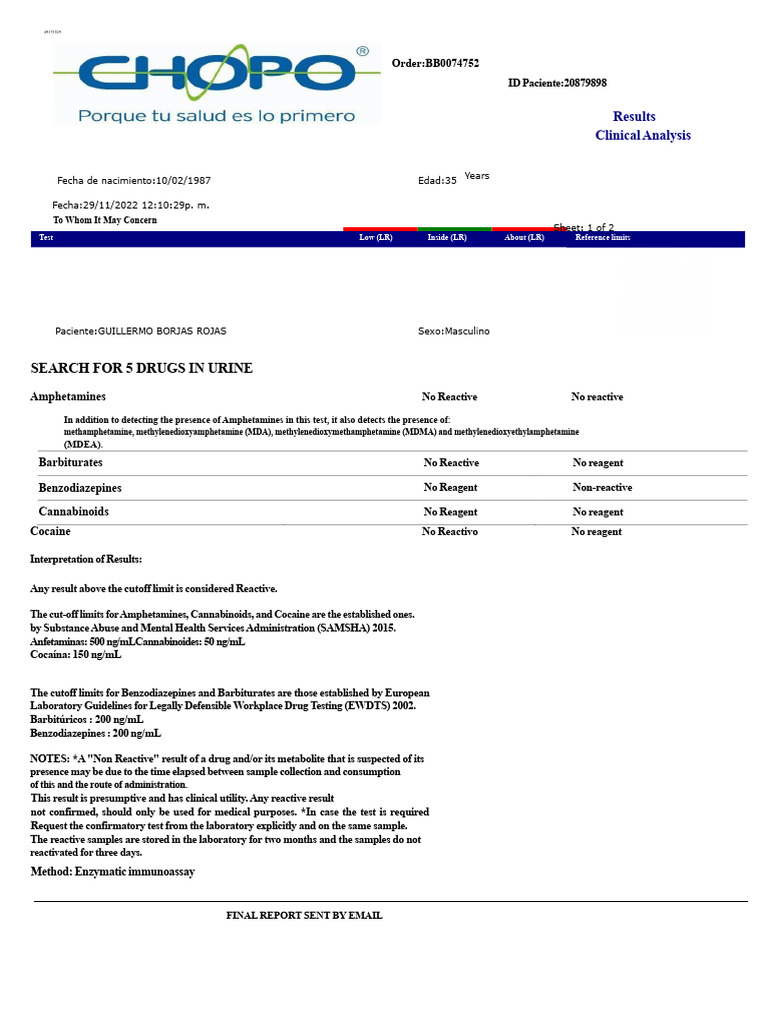 Antidoping Jaff | PDF | Drug Test | Drugs
