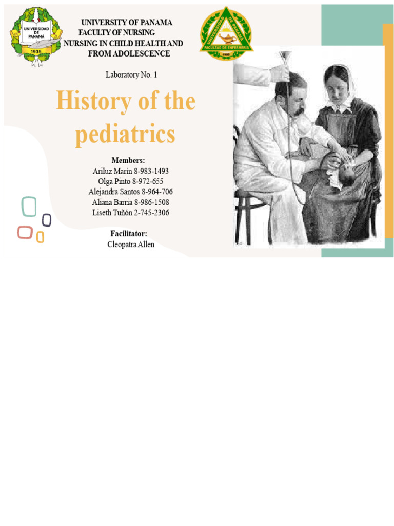 History of Pediatrics in Panama | PDF | Neonatology | Pediatrics