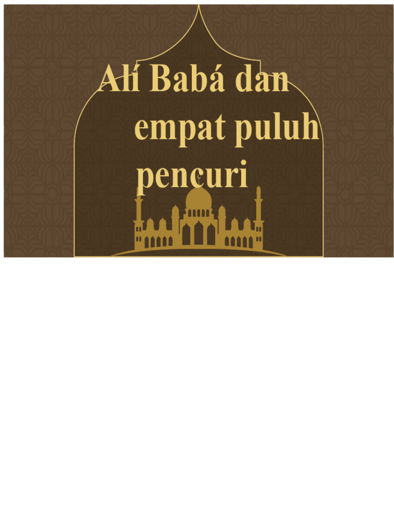 Analisis Cerita Alí Babá dan Pencuri | PDF