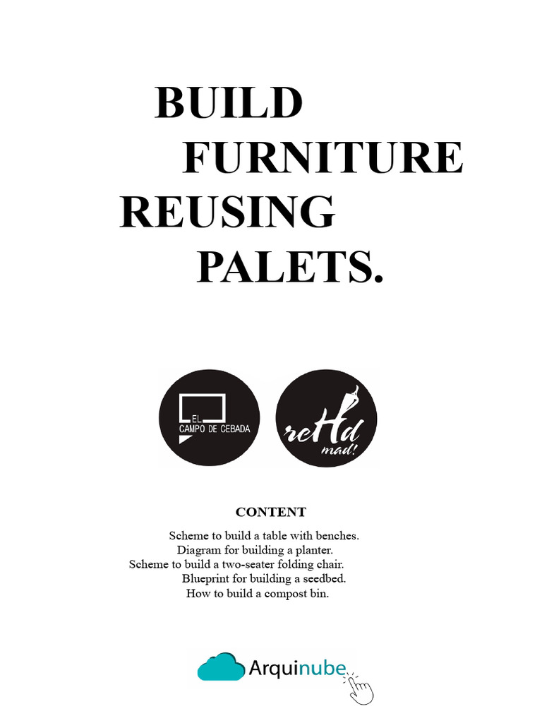 CONSTRUCTION AND PLANS WITH PALLETS | PDF | Screw | Chair