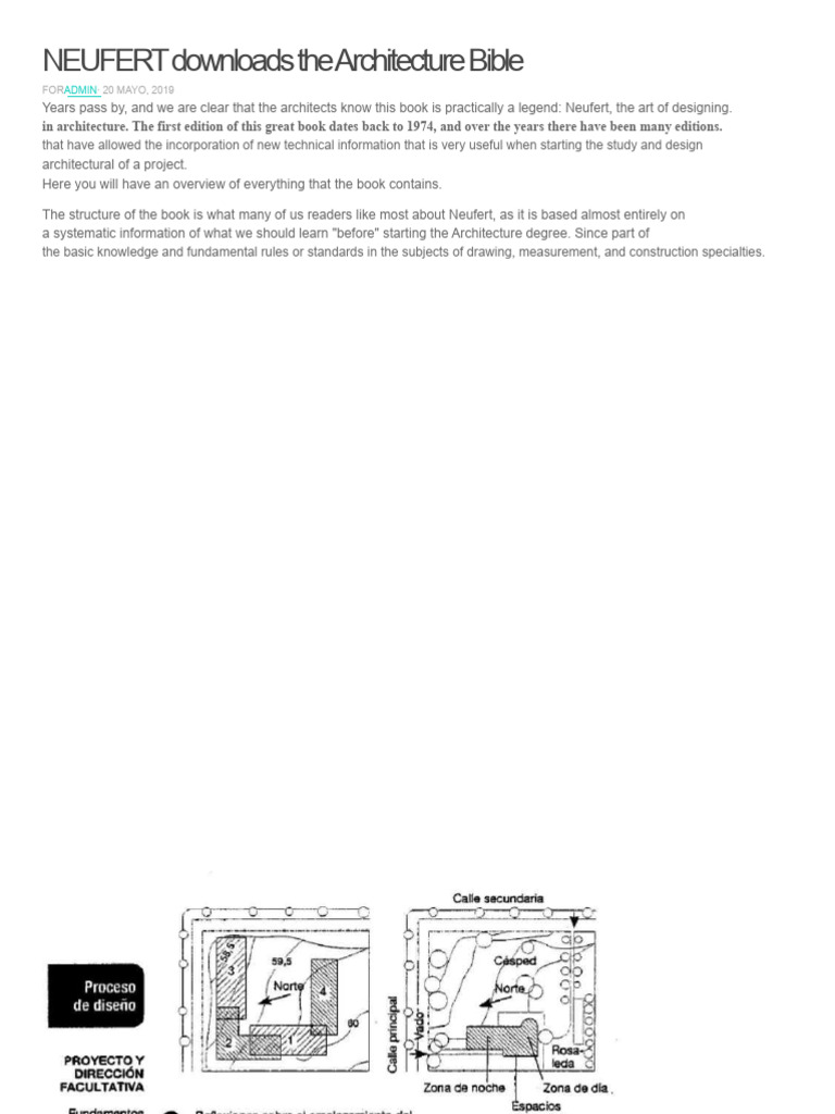 Neufert Architecture Book Overview | PDF | Books