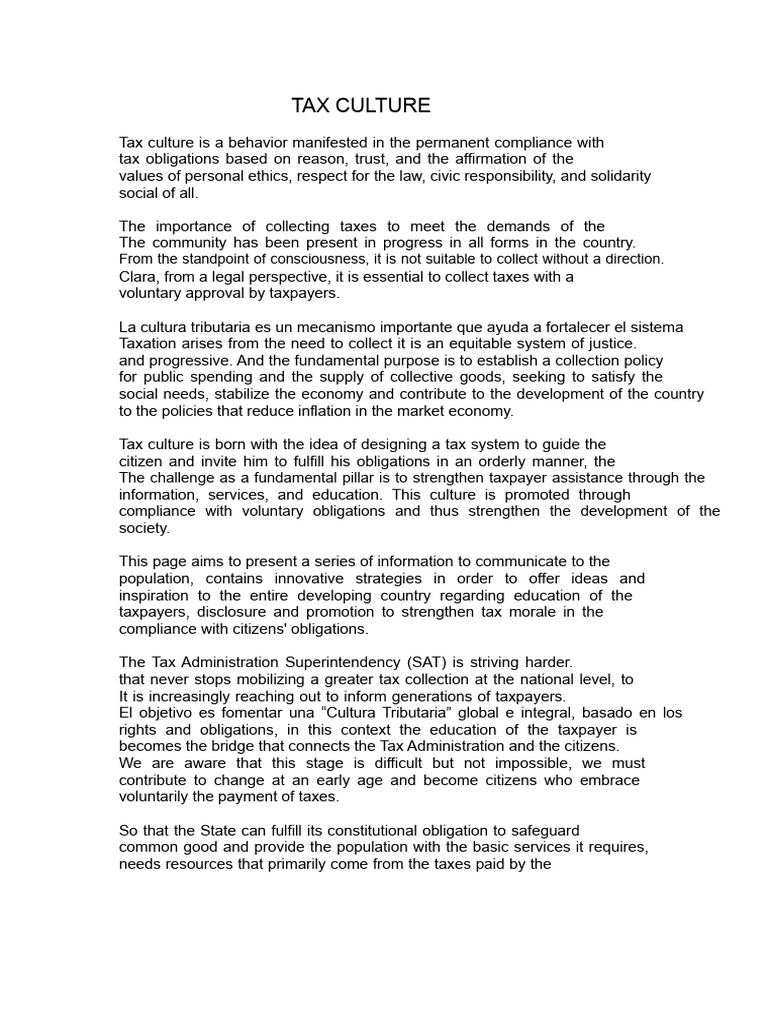 Tax Culture in Guatemala | PDF | Taxes | Value Added Tax
