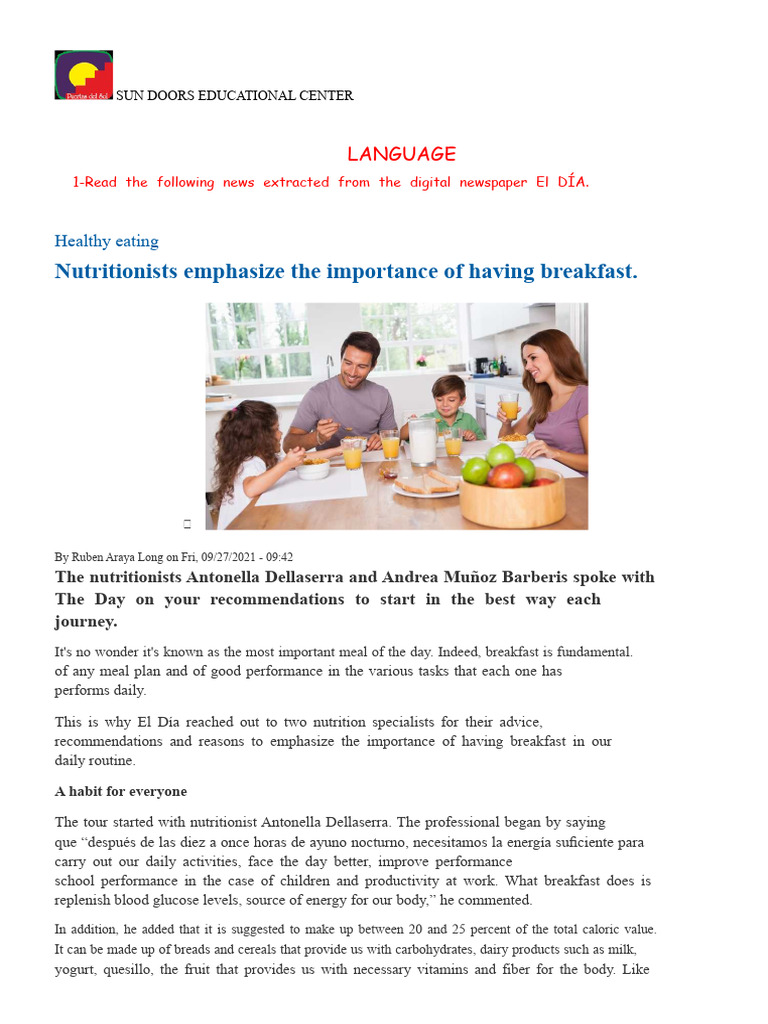 Healthy eating news | PDF | Foods | Nutrition