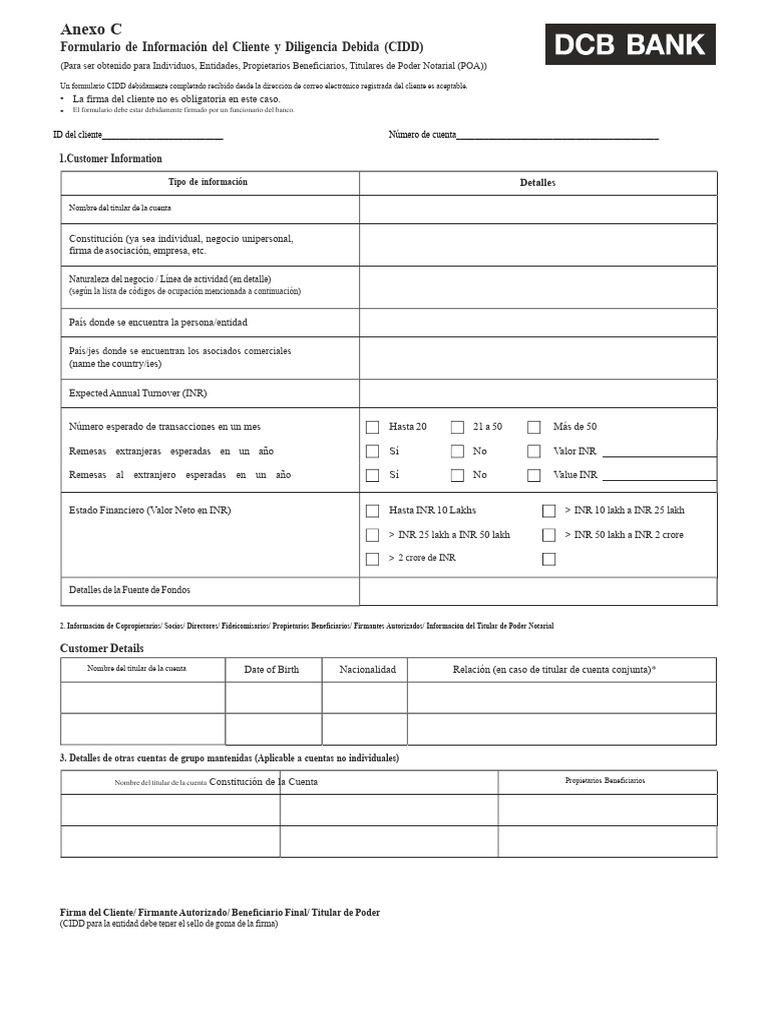 Anexo C - Formulario CIDD - 230822 - 18 | PDF | Economias | Business