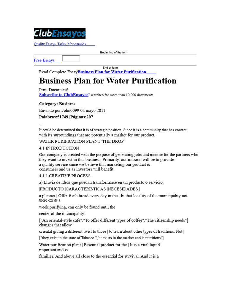 Water Purifier | PDF | Disinfectant
