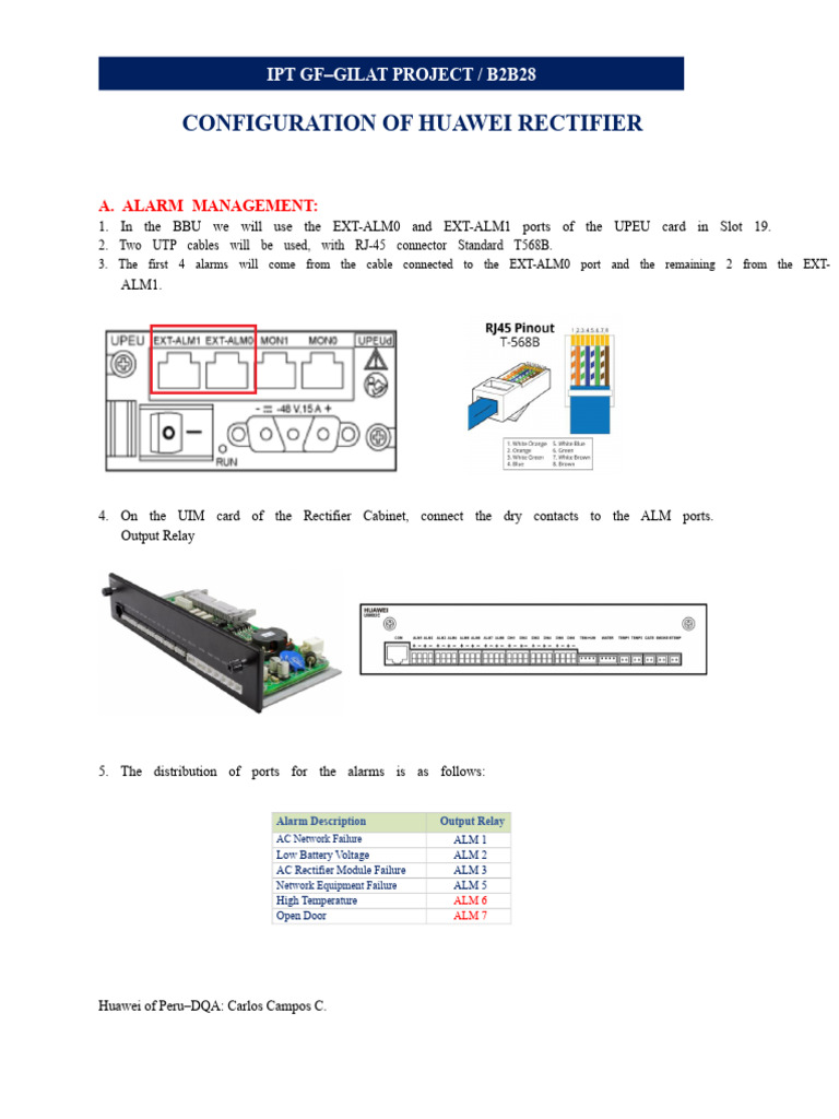 Huawei Rectifier Configuration | PDF | Rectifier | Power (Physics)