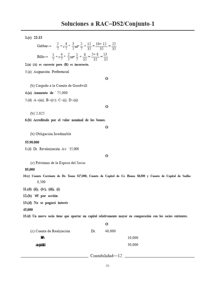 Contabilidad 12 - DS2 - Set - 1 | PDF | Dinero | Contabilidad financiera