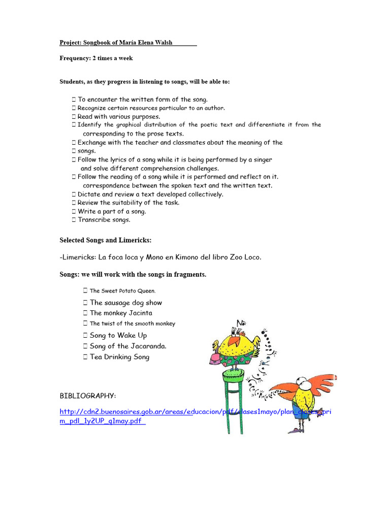 Songbook of María Elena Walsh | PDF | Dachshund